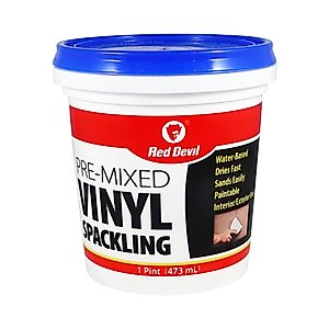 Red Devil 0538 Pre-Mixed Vinyl Spackling, 1 Pint