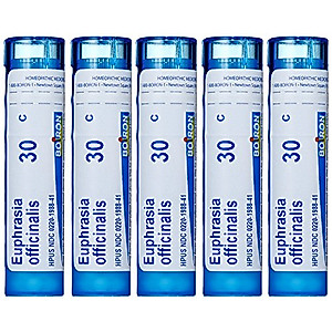 Boiron Euphrasia Officinalis 30C (Pack of 5), Homeopathic Medicine for Eye Discharge