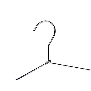 8 Quality Hangers Heavy Duty Metal Suit Hanger Coat Hangers with Polished Chrome (Suit Coat Hanger)