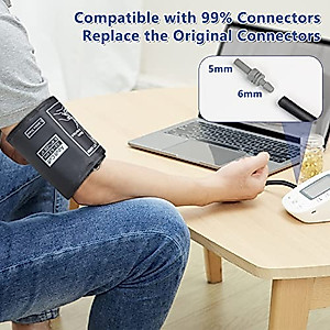 Extra Large Blood Pressure Cuff Compatible with Most Omron Blood Pressure Machine, Replacement Blood Pressure Cuff for Big Arm, Cuff Only(8.6”-20.5” Inches)