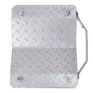 Goujxcy Vehicle Dolly, Set of 4 Auto Wheel Dolly Car Tire Dolly, Skates Wheel Car Dolly Ball Bearings Skate Makes Moving A Car Easy Furniture Movers, Total 6000lbs Weight Capacity (Silver)