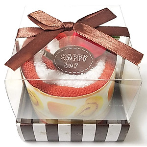 Pack of 8 Heart Shape Cake Folded Towel Towel Personalized Wedding Gift Thank You Guest Favor Bridal Shower Baby Showers Birthday Party Flavor Goodie Bags