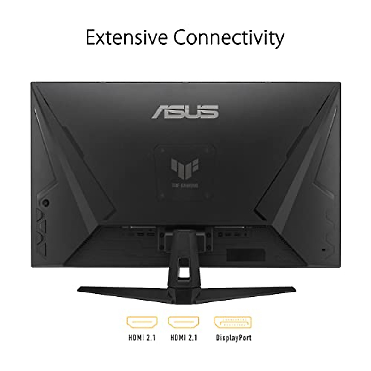 ASUS TUF Gaming 32” (31.5” viewable) 4K HDR DSC Gaming Monitor (VG32UQA1A) - UHD (3840 x 2160), 160Hz, 1ms, Extreme Low Motion Blur Sync, Freesync Premium, HDMI2.1, Speakers, 120% sRGB, DisplayHDR 400