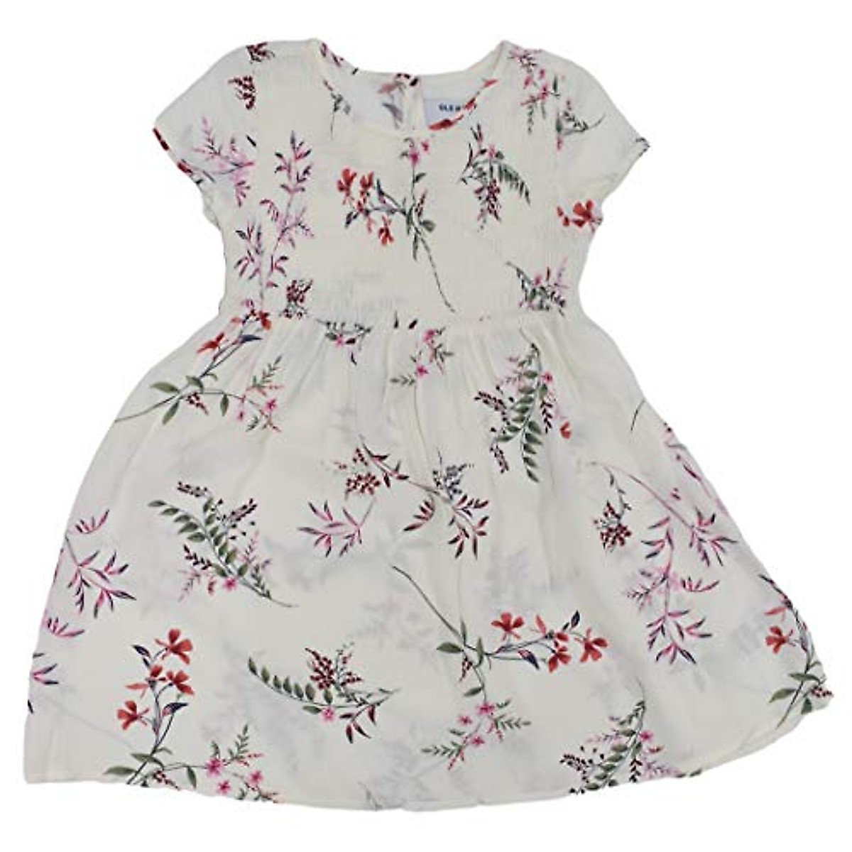 Old Navy Toddler Girls Dress (White Floral) (5T)