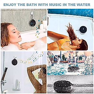 Upgraded Compact Portable Bluetooth 5.0 Wireless Bike Stereo Speaker, IP67 Waterproof & Dustproof Outdoor and 10h Play Time, Advanced Class D Amplifier & Built-in Weighty Bass