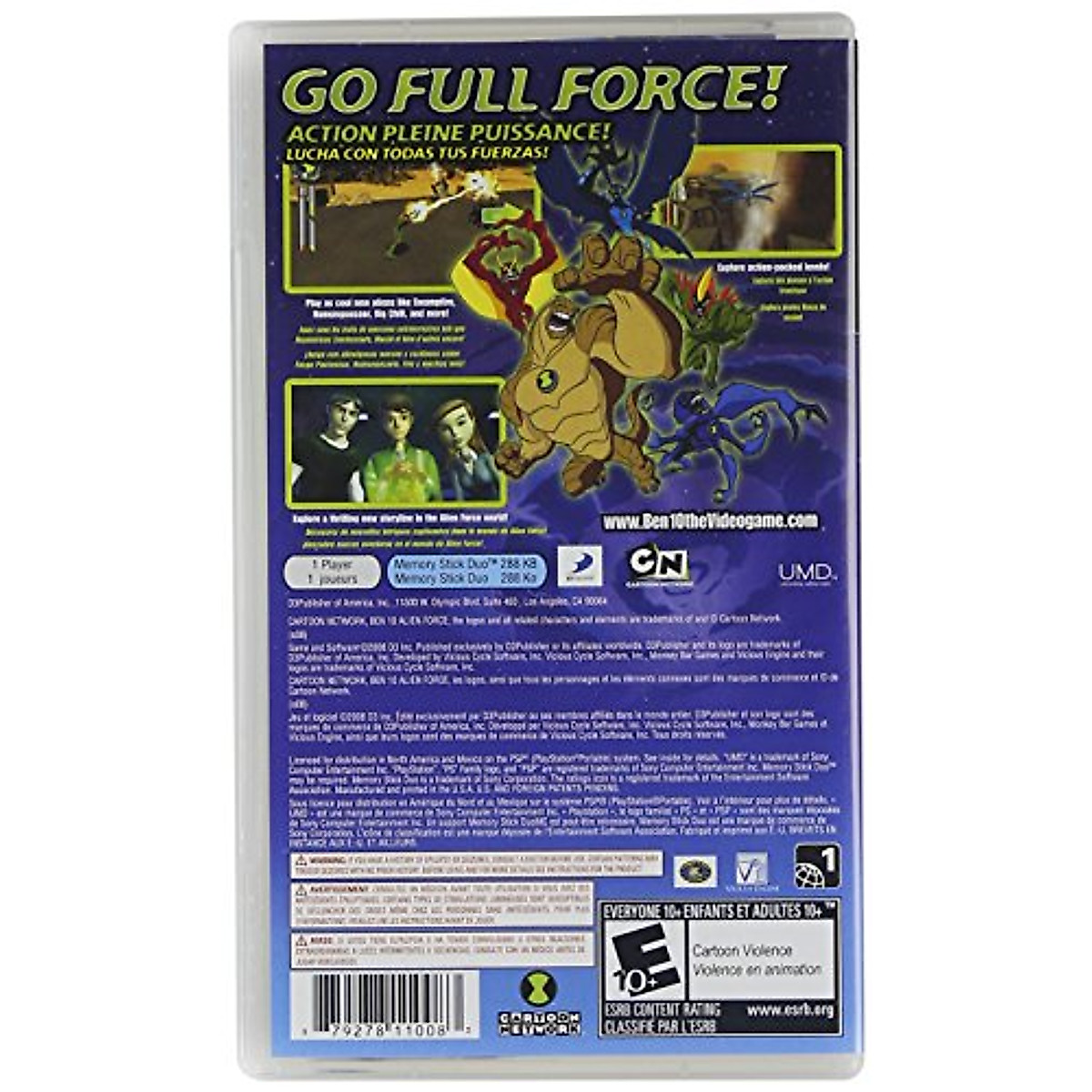 Ben 10 Alien Force - Sony PSP