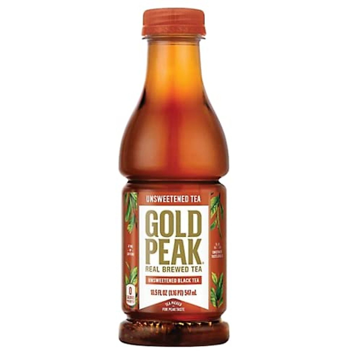Gold Peak Unsweetened Black Tea Bottles, 18.5 fl oz, 6 Pack