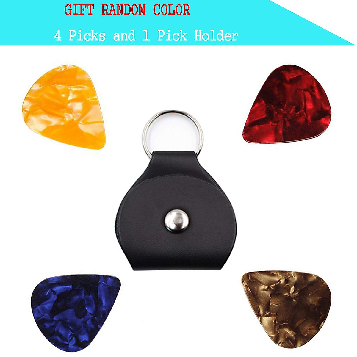 Guitar Capo Strap Hanger Rosewood Color Capo Pure Cotton Guitar Strap Black Guitar Hanger Compositive Guitar Accessories Kit