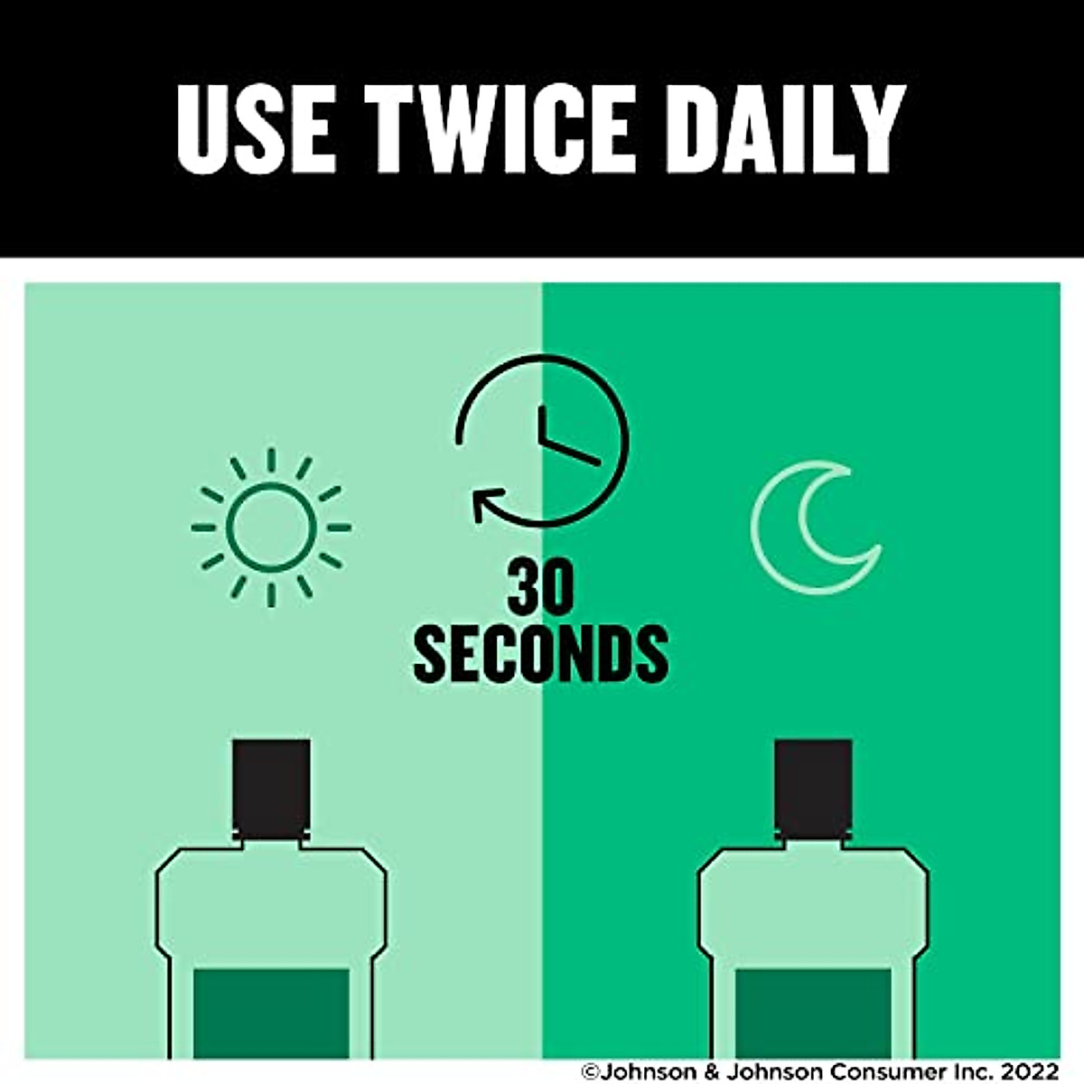 Listerine Freshburst Antiseptic Mouthwash with Germ-Killing Oral Care Formula to Fight Bad Breath, Plaque and Gingivitis, 1.5 L