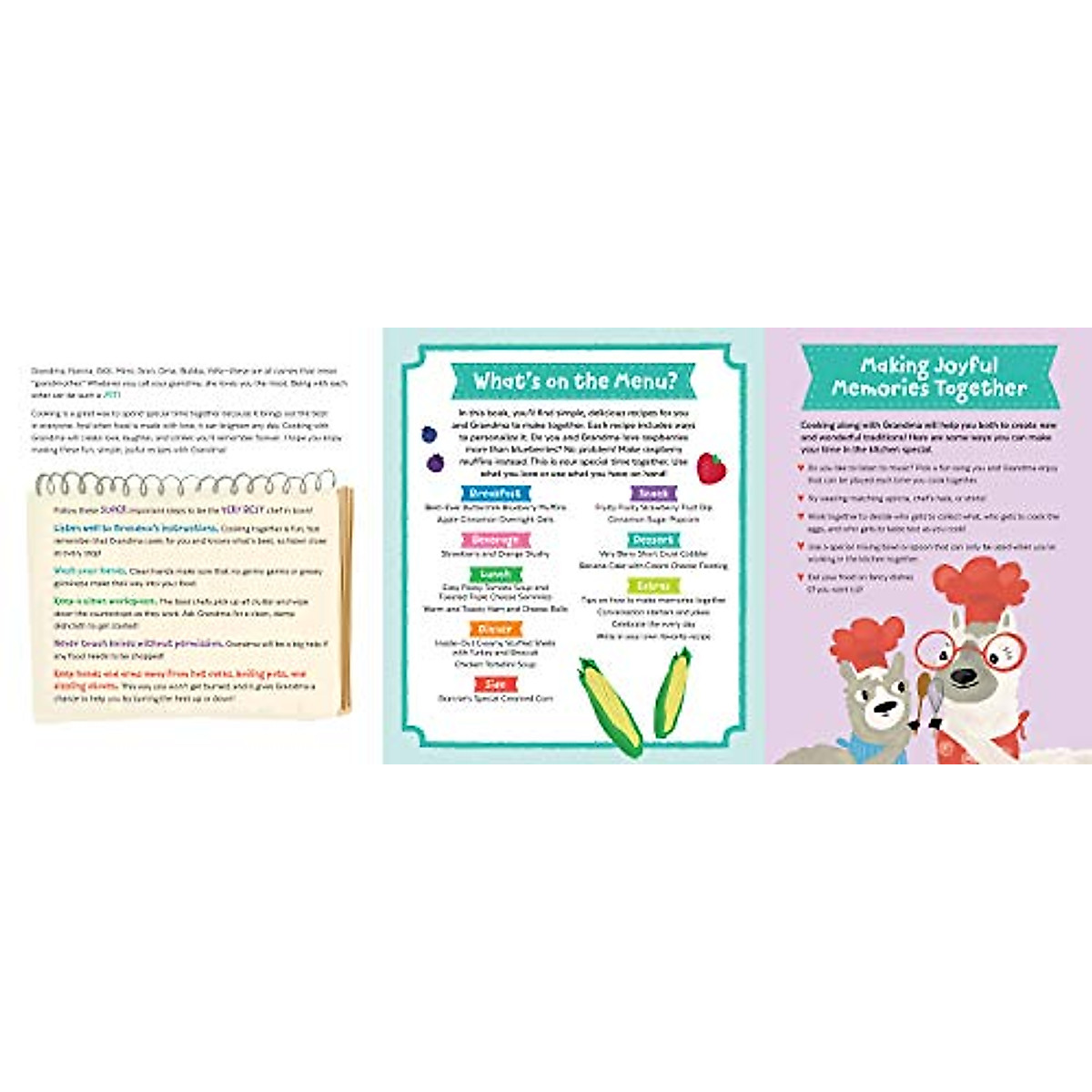 Grandma and Me in the Kitchen: A Fun Cookbook For Kids With Easy Recipes To Make With Grandchildren (Little Chef)