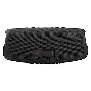JBL Charge 5 Portable Waterproof Wireless Bluetooth Speaker Bundle with divvi! Protective Hardshell Case - Black