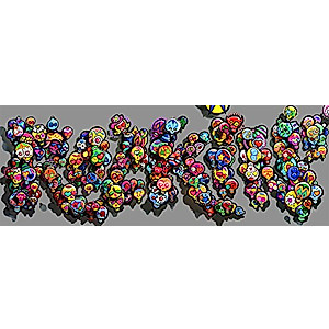 Rockin' by Graffiti and Super Pop Artist Erni Vales of EVLworld Limited Edition Museum Grade Art Print on Aluminum Metal approx 18in x 24in