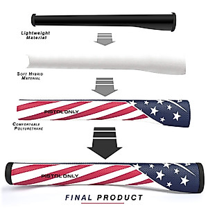 CHAMPKEY USA Pistol Golf Putter Grip | Comfortable Polyurethane and Lightweight Putter Grips