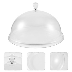 Fruit Snack Tasting Plate Cake Plate with Cover Portable Food Container Cake Display Stand Bread Tray Snack Stand Fruit Tray Cake Plate for Wedding Snack Dish Cake Serving Tray