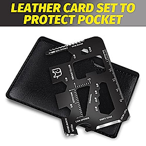 Valentine's Day Gifts for Him Boyfriend Husband, 20-in-1 Credit Card Multitool, Christmas Gifts for Men Who Have Everything, Cool Gadgets for Men Husband, Boyfriend, Grandpa, Adults, Tools for Men