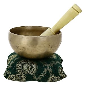 Singing Bowl For Healing Through Vibration Touch Bell Metal Art India