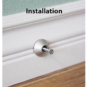 Safus Magnetic Door Stop - Charcoal Black - 1pc