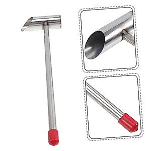 TIDTALEO marshmallow scoop cotton candy sugar scoop cotton candy floss spare parts little sugar scoop cotton candy utility scooper floss sugar salt scoop Metal Stainless steel Consumables