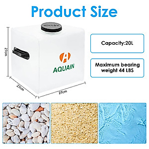 𝟐𝐏𝐜𝐬 𝐔𝐩𝐠𝐫𝐚𝐝𝐞𝐝 Pool Ladder Weights - Universal Pool Steps Weights for Above Ground Pools, Fillable Pool Weights for Ladders SandBags Container for Swimming Entry Systems