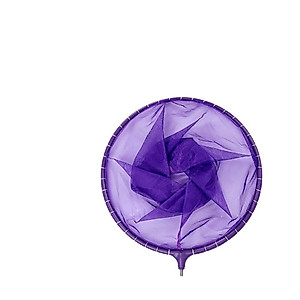 Universal Detachable Fishing Tackle, Fishing Folding Net Accessories, Aluminum Alloy Fishing Net, High Strength Nano-mesh Fishing Tool(25cm,Purple)