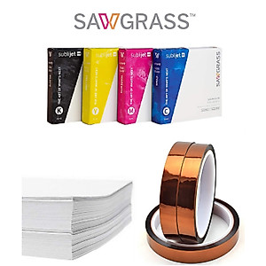 Sawgrass SG500 Sublimation Printer Starter Bundle with Inks, Sublimax Paper, 3 Tapes, 7-Piece Craft Tool Set, Software - Authorized Sawgrass Dealer
