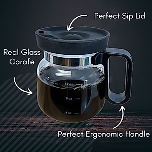 Tipit Drinkware Mini Mocha - Coffee Pot Coffee Mug - 16 oz Funny Coffee Pot Mug - Great Novelty Mug That Friends & Coworkers will love - Makes a Great Gift for Friends