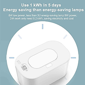 Aiend Baby Wipe Constant Temperature Warmer Baby Diaper Warmer Baby Wet Wipe Dispenser Portable Heat Preservation moisturizer Power by USB Adapter Carefully
