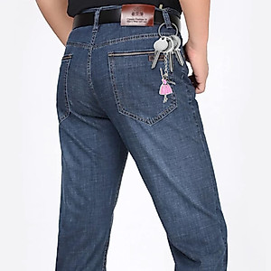 Chris.W 12pcs Ballerina Dancer Keychains, Ballet Dander Key Chain, Dancing Girl Car Bag Chain for Girls and Women Party Favors