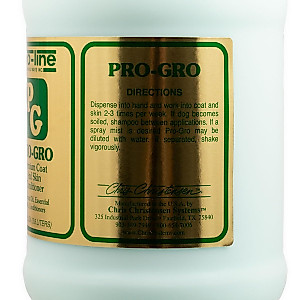 Chris Christensen ProLine Pro-Gro Premium Conditioner, Groom Like a Professional, Deeply Moisturizes, Gallon