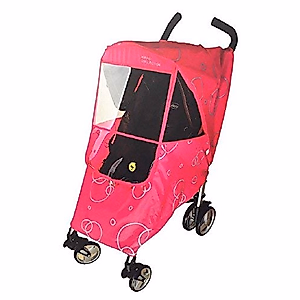 Hippo Collection Universal Stroller Weather Shield - Pink