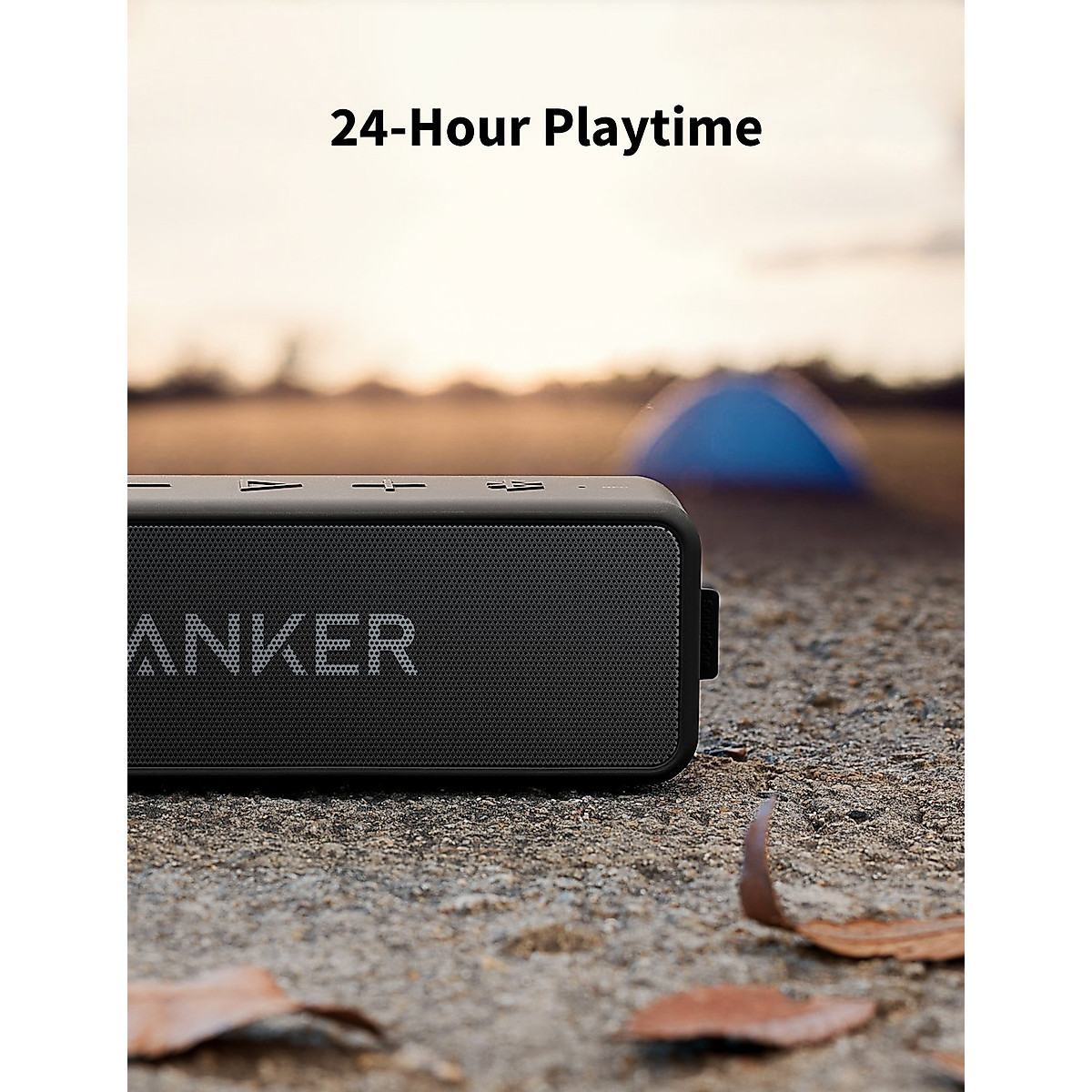 Anker Soundcore 2 Bluetooth Speaker Bundle with Official Travel Case