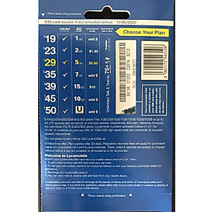 Lycamobile USA Complete SIM Kit - White