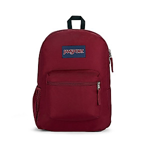 JanSport Cross Town Backpack, Russet Red, One Size