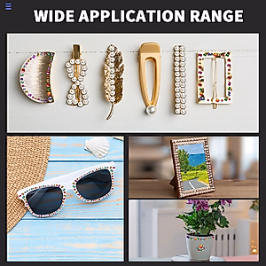 YGQQOY Face Gems,Facial Rhinestones Stickers, Hair Pearls Stickers, Eye Jewels, Festival Jewels Pearls Gems Stickers for Face Eye Makeup Hair Body Sticker on Proms Concert,1050pcs