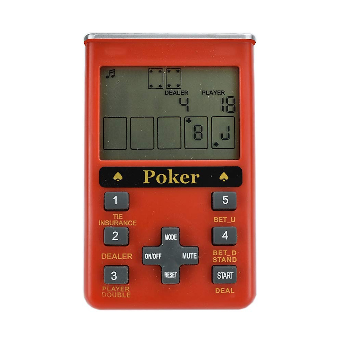Electronic Poker Game Handheld 7 in 1