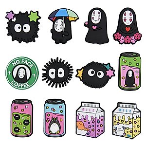 XQNB PVC Shoe Charms Halloween Skull Shoe Decoration Bracelets Accessories for Kids Girls Teens Party Gifts