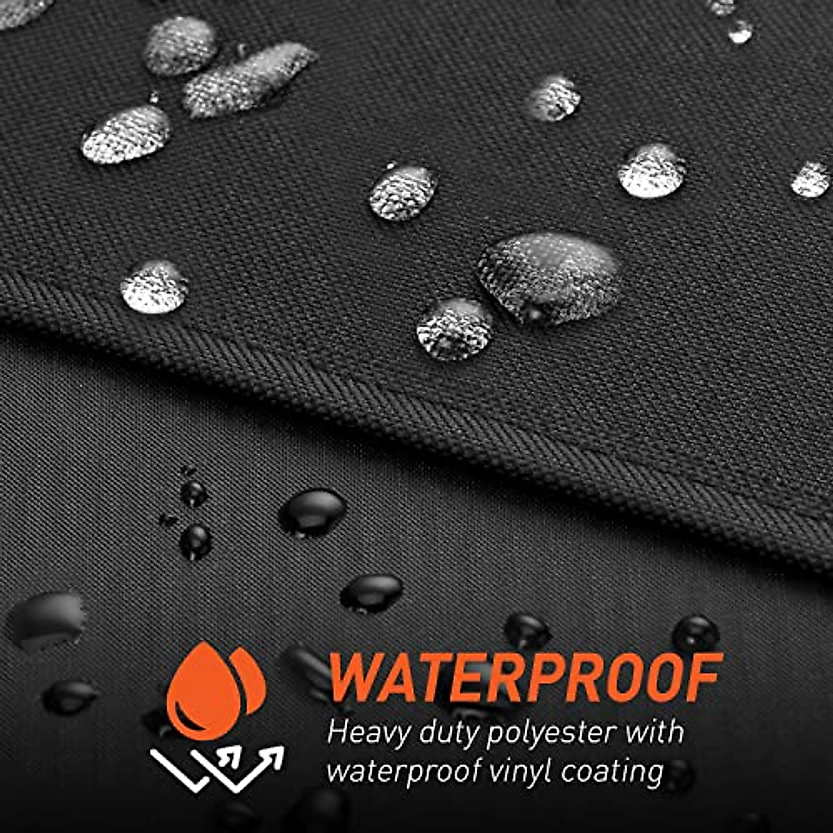 Arcedo Griddle Cover for Blackstone 28 Inch ProSeries, 60 inch Grill Cover for Griddle Cooking Station with Hood, Weather Resistant Outdoor Heavy Duty Waterproof Flat Top Gas Grill Cover, Black