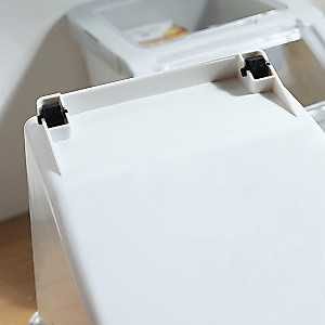 RUIAN 2pcs Food Container, Food Storage Box With Lid and Shovel, Airtight Kitchen Storage Container for Storing Dry Food, Cat/Dog Food Storage Container, Large