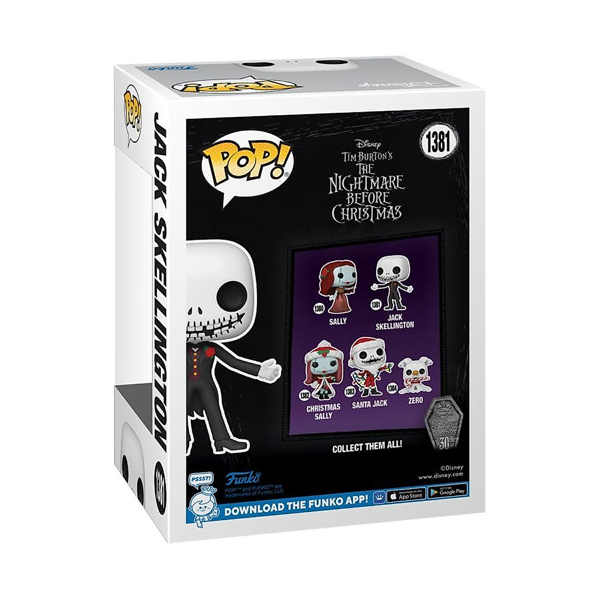 Funko Pop! Disney: The Nightmare Before Christmas 30th Anniversary - Jack Skellington