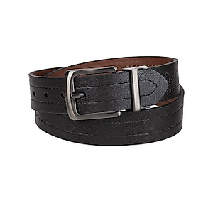 Levi's Men's Reversible Casual Jeans Belt, Brown/Black 1, Medium (34-36)