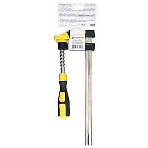 SURTEK Bar Clamp - 8" F-Clamp with Ergonomic Handle & Push-Button Adjustment - 107116