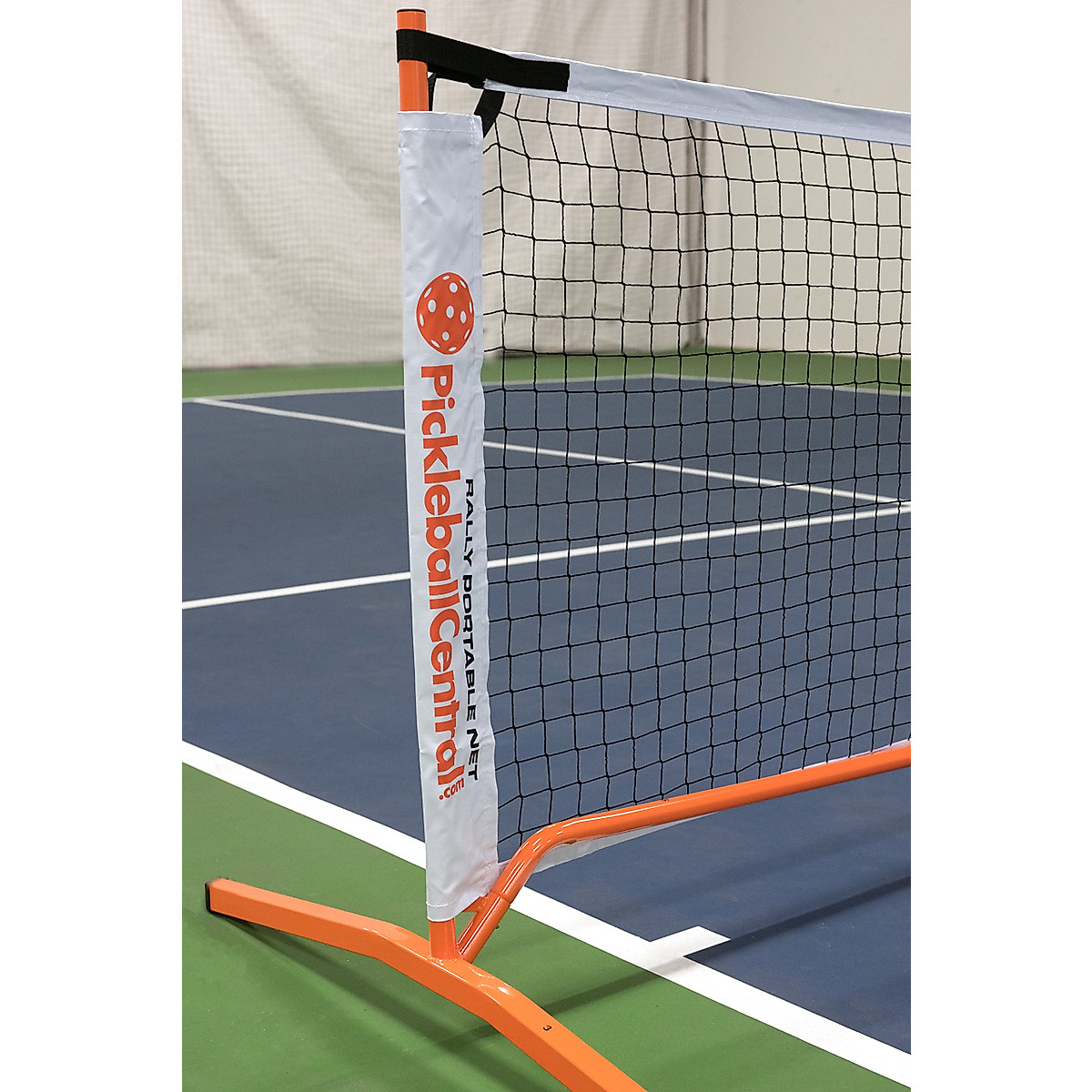 PickleballCentral Rally Pickleball Net, Portable Net System, Indoor/Outdoor, Pickleball Training Aids, Regulation Size, Alloy Steel Frame, Net and Carry Bag