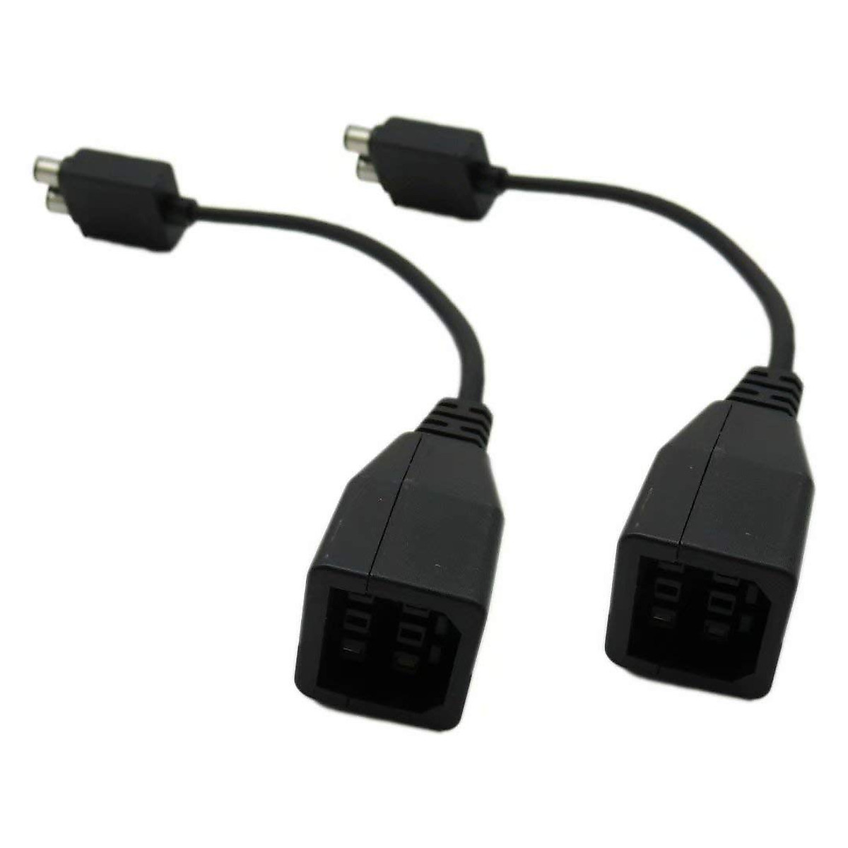 USonline911 Pakc of 2 Black AC Power Supply Socket Converter Adapter Cord Cable Compatible with Xbox 360 to Xbox ONE