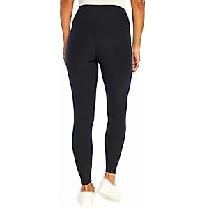 Orvis Womens Midweight High Rise Fleeced Lined Legging (Black, X-Small)