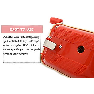 Gator parts Yarn Ball Winder, Convenient Ball Winder for Yarn,4 pcs Pom Pom Makers+1 1 Scissors,Yarn Swift and Ball Winder Combo with Easy Installation for Yarn Storage by CALU LUKY