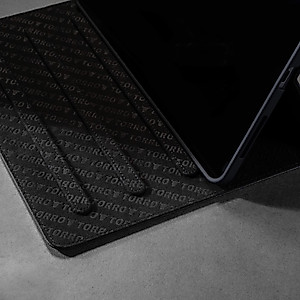 TORRO Case Compatible with iPad 11th / 10th Generation – Genuine Leather iPad 11th / 10th Gen (2025/2022) Case with Stand Function and Wake/Sleep Function (Black)