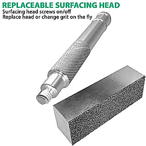 ATLIN Grinding Wheel Dressing Tool - 36 Grit & 120 Grit Diamond Dresser - True Up and Restore Grinding Wheels