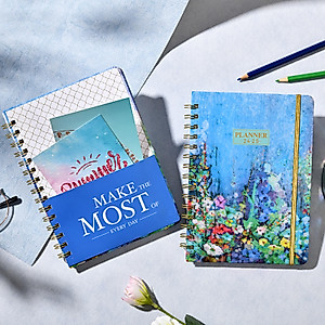 2024-2025 Planner - 2024-2025 Planner Weekly and Monthly, JUL 2024 - JUN 2025, 6.4" x 8.5", Calendar 2024-2025 Planner with Monthly Tabs, Sturdy Cover, Premium Paper, Back Pocket, Strong Twin-wire