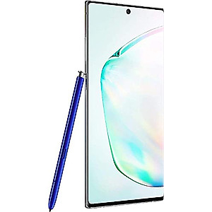 Samsung Galaxy Note 10+ Plus 256GB with S Pen Aura Glow/Silver (Factory Unlocked for GSM & CDMA, 6.8 Inch Display, U.S. Warranty) SM-N975UZKAXAA (Renewed)