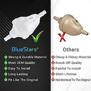 BlueStars [Upgraded] G52 Backup Valve Kit Replacement Part - Exact Fit for Polaris 180, 280, 380, 480, 3900 Pool Cleaner - Improved Valve Lifespan, Upgraded Crack Resistant Casing (White)